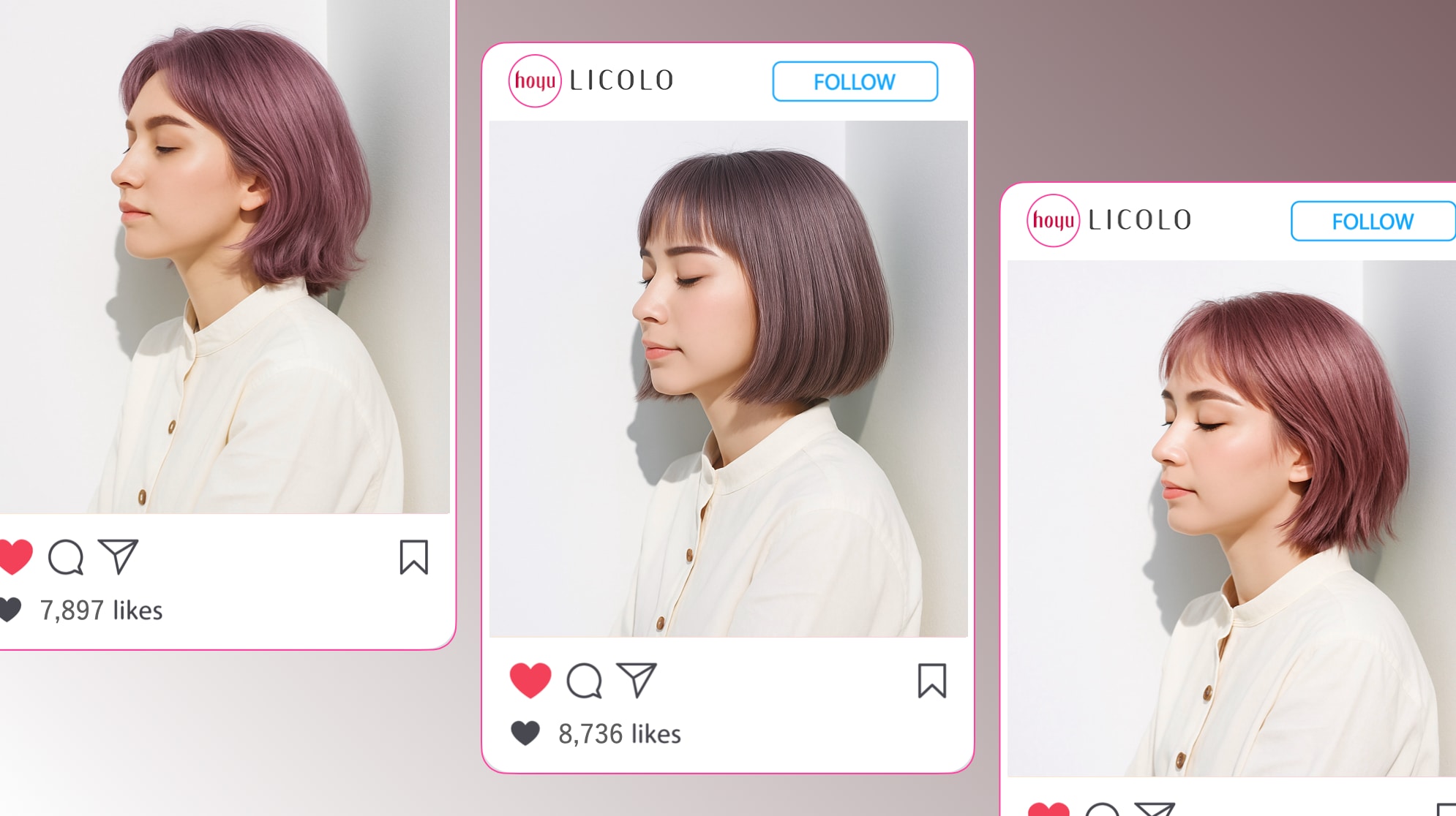 ピンクアッシュってどんな髪色？明るめ暗めのヘアカラー29選 | ヘアカラーリング | LICOLO - 髪から自分を好きになる